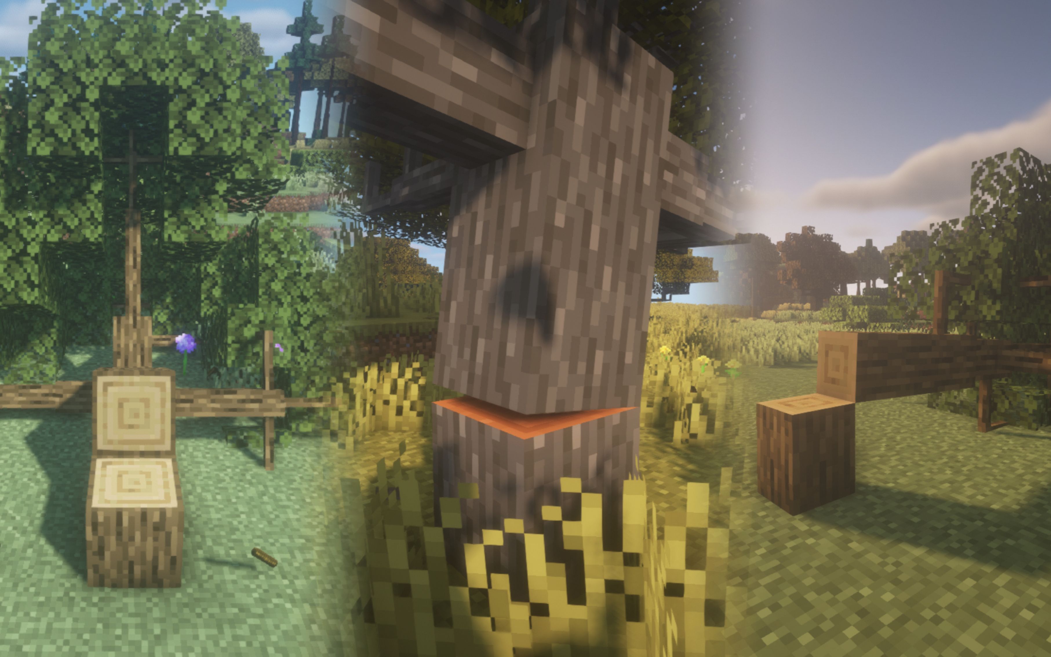 ★我的世界★Minecraft模组介绍【动态树模组】物理引擎堪比3A大作?