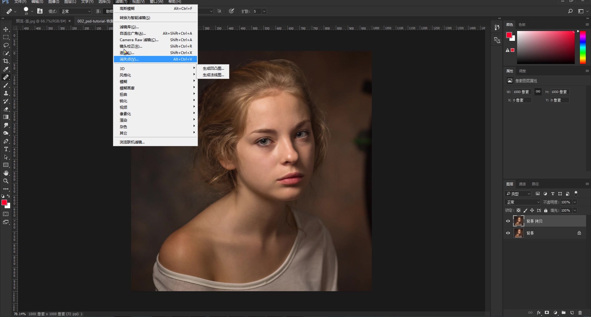 PS后期人像修饰 PS油画效果制作 PS去水印学习 PS液化人物 PS人物...