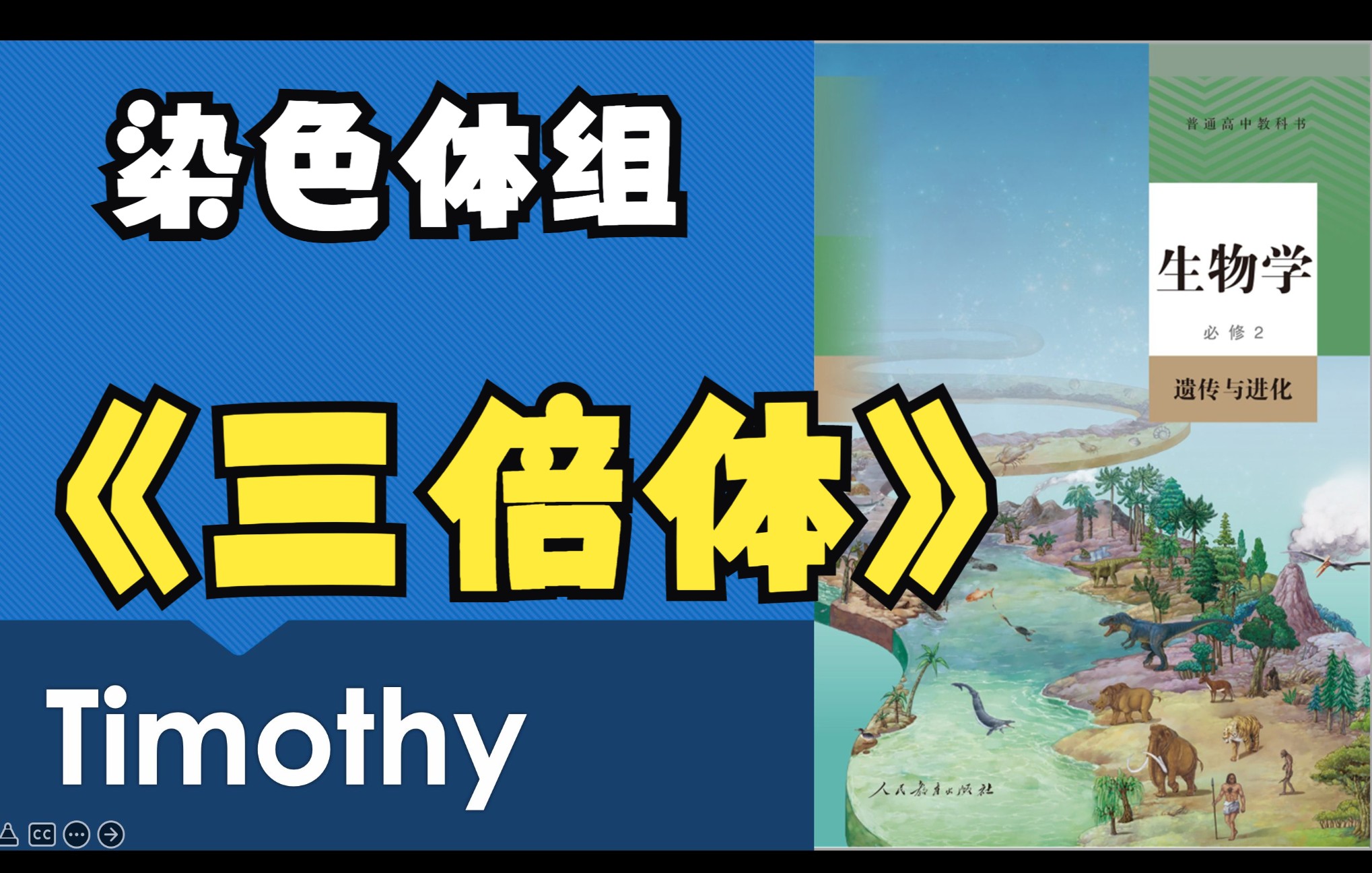 【必修2】5.2-1染色体变异 遗传与进化人教版高中生物学2022新教材...