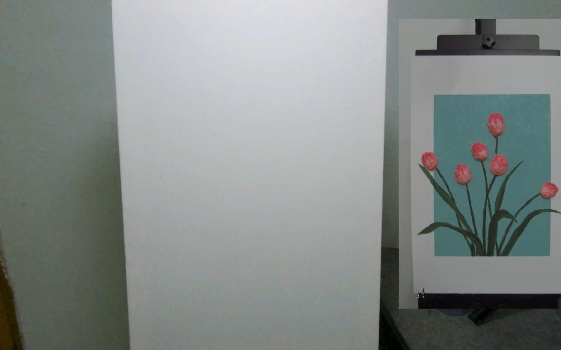 手绘石英砂肌理画教程 很简单的 一看就会