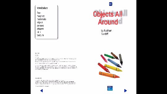 美国加州小学教材科学读本K级(幼儿园)读讲第二讲:Objects