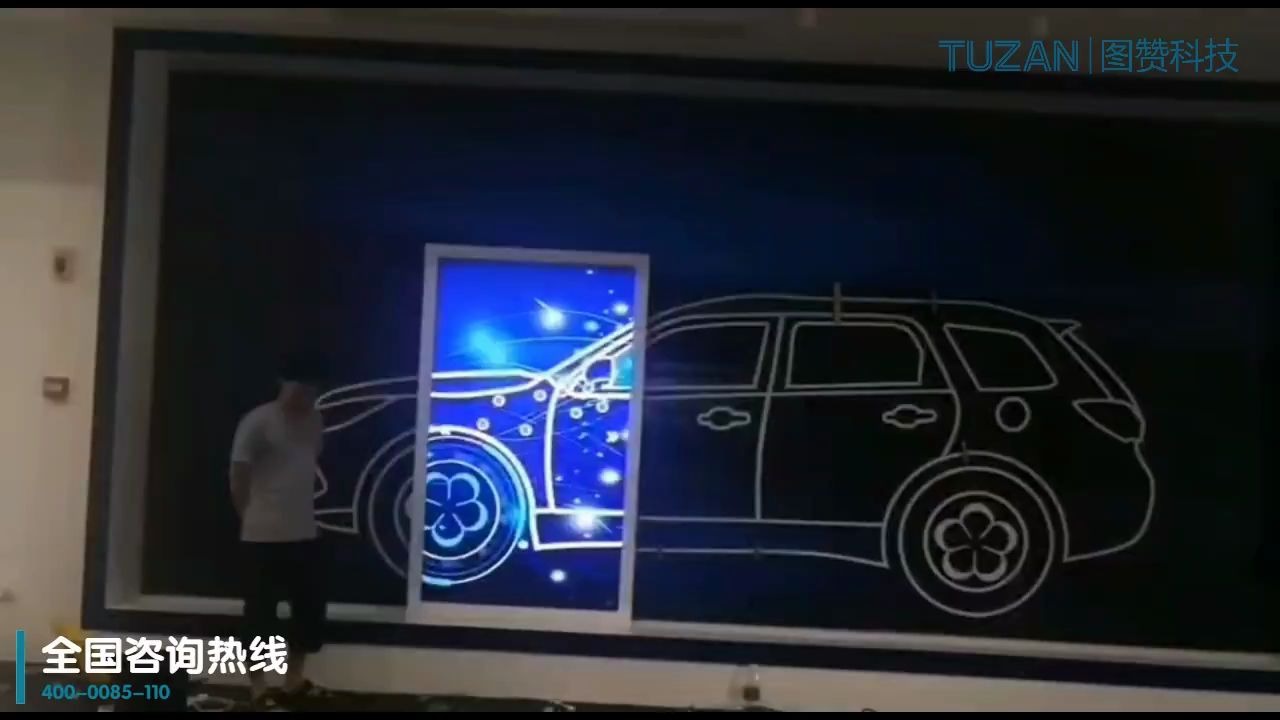 互动滑轨屏案例