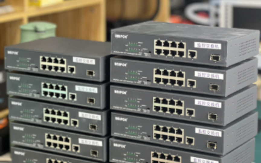 十几台poe交换机都是同样的故障