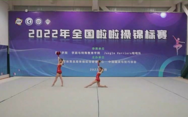 【锦标赛】双花|昆明学院,很精致的一个套路,音乐很棒,动作编排也与...