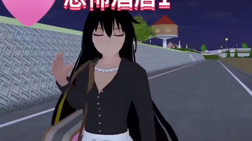 樱花校园模拟器:哈哈,这个我也发在了快手上,忘记保存了