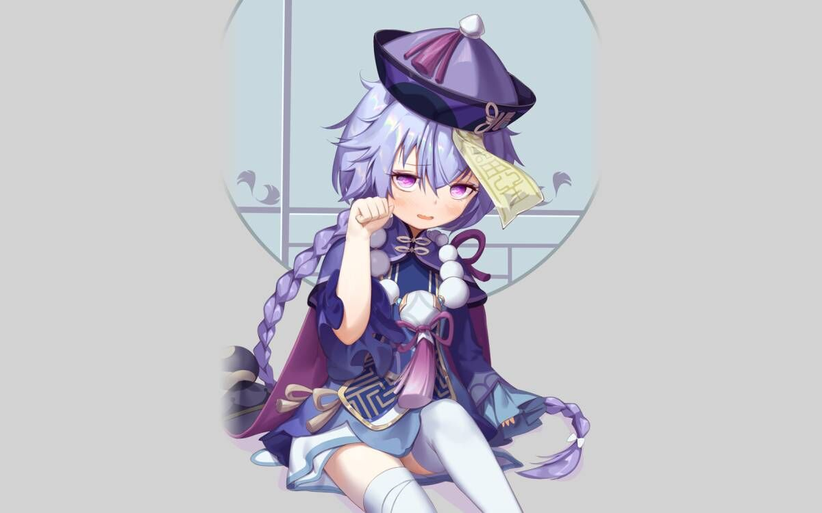 原画 Sai的教程,原神的人物,七七的人物绘画