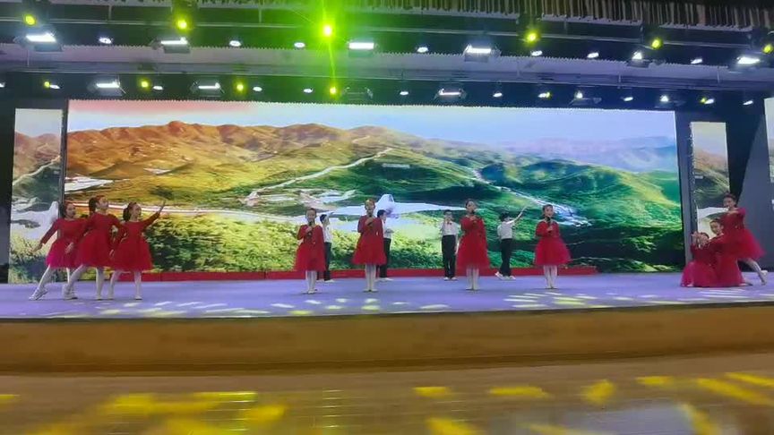 六一节目韶泽中学演出点赞中国,中华传统文化,