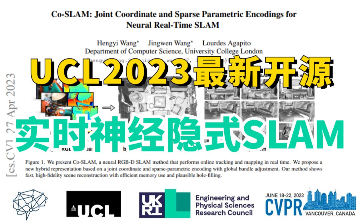 【Co-SLAM】神经实时 SLAM 的联合坐标和稀疏参数编码|CVPR2023-...