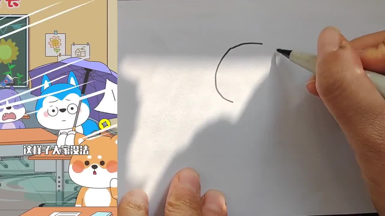 学校翻新 #简笔画的日常 #简单画 #简笔画 #看动画学画画 #画画