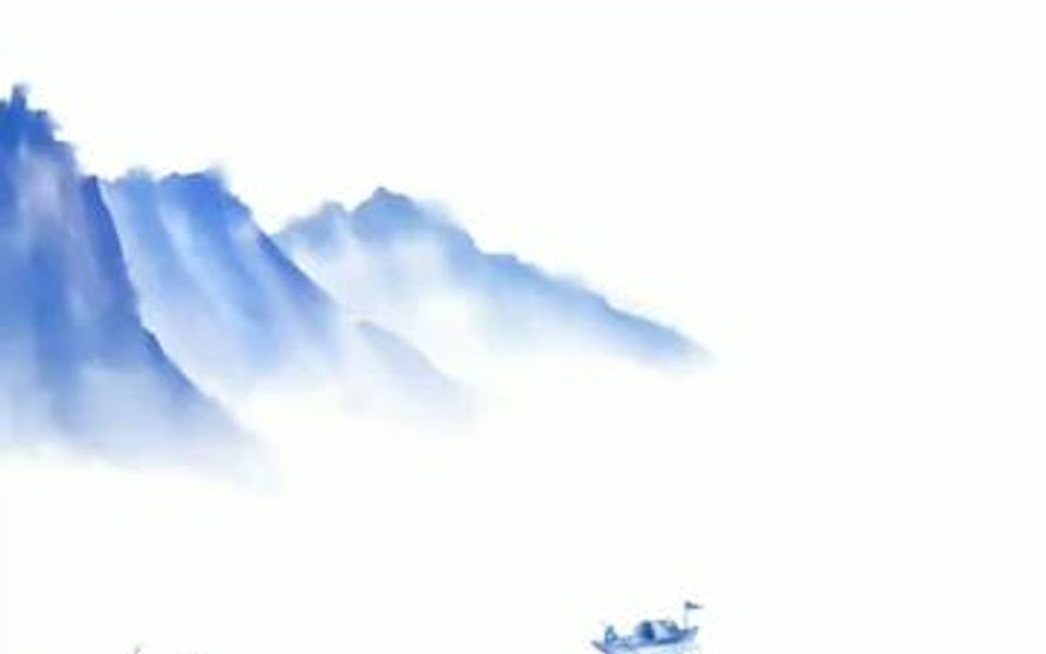 用PPT制作水墨山水诗歌动画效果,你喜欢吗?