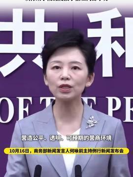 商务部:中方坚决反对荷方泛化国家安全概念,以行政手段直接插手企业...