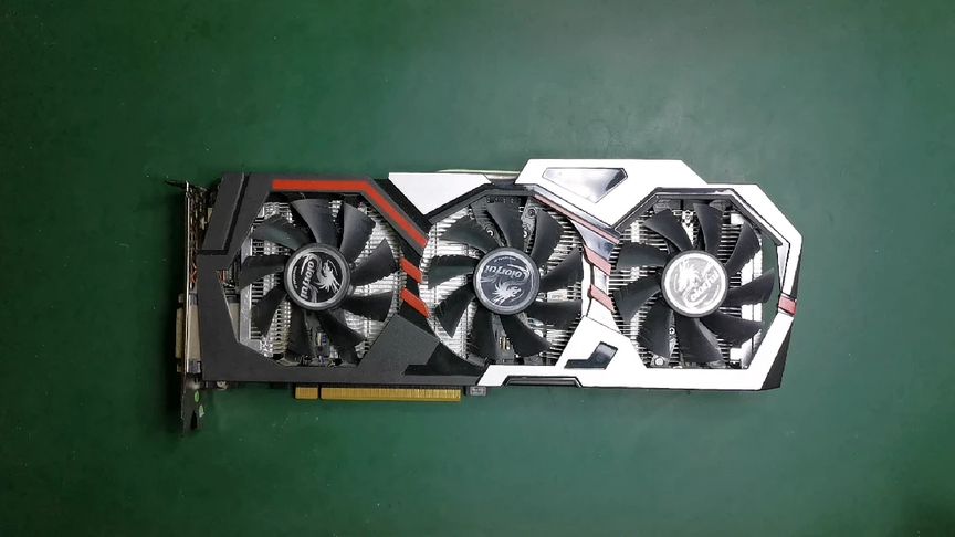 林哥显卡维修:七彩虹GTX1060-3G GAMING DP与HDMI 不显示维修