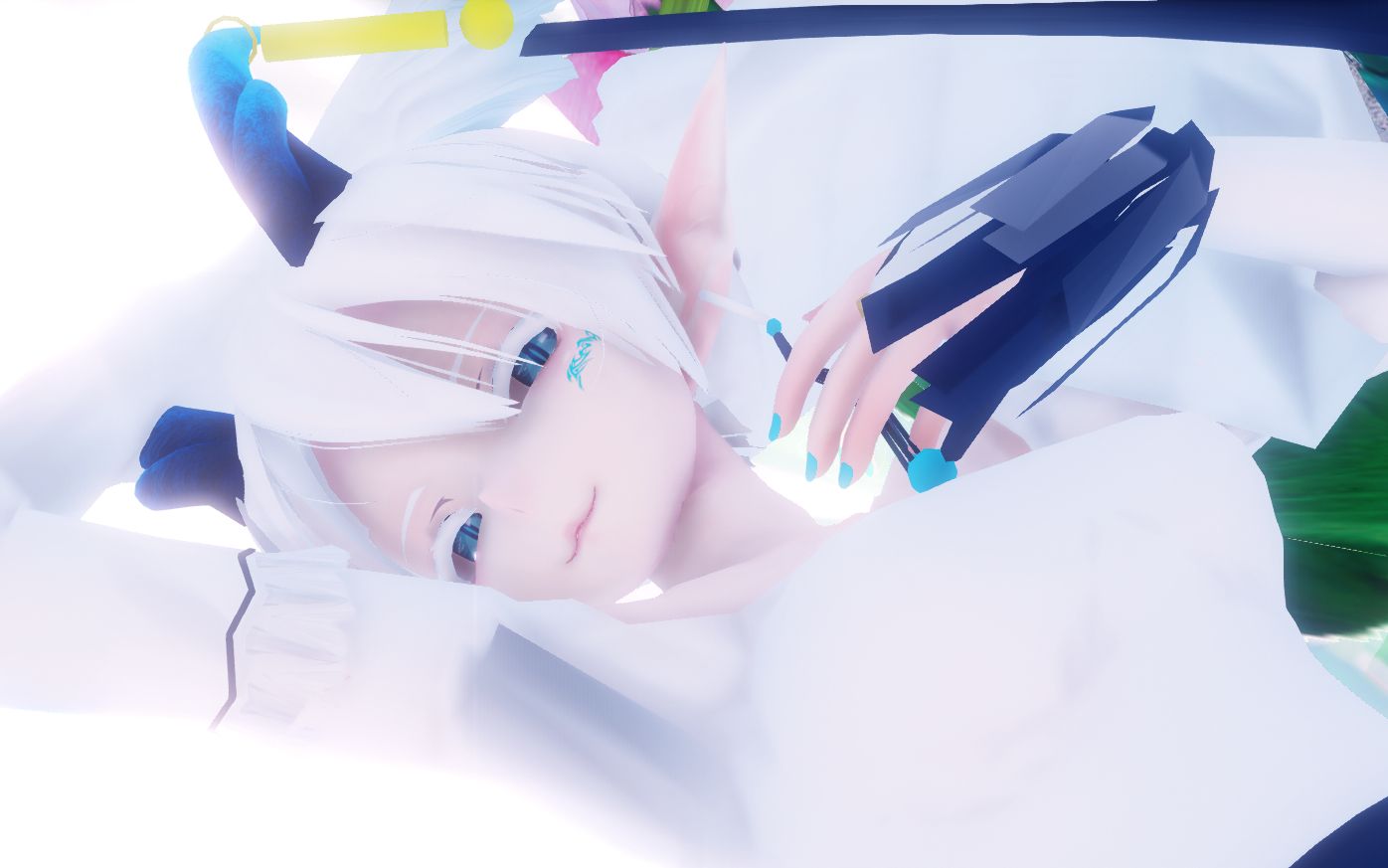 【MMD动作数据配布】伞美人【言和.沧海遗珠+模型配布】