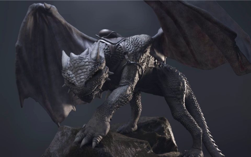 【3D建模】毕业设计让做龙,照着夜煞一顿捏!