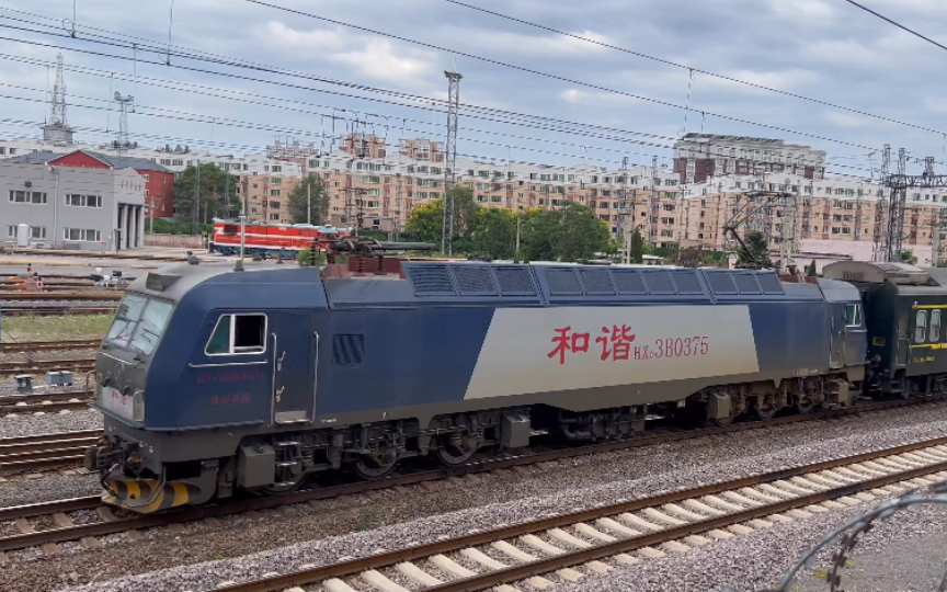 【火车视频】锦州地区少有的沈山线回送00453次何三家—沈阳北