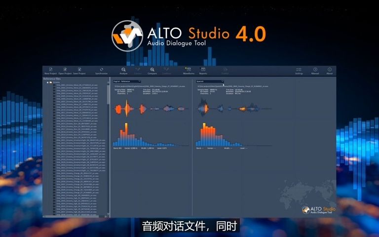 Alto Studio 4: the complete audio dialogue too