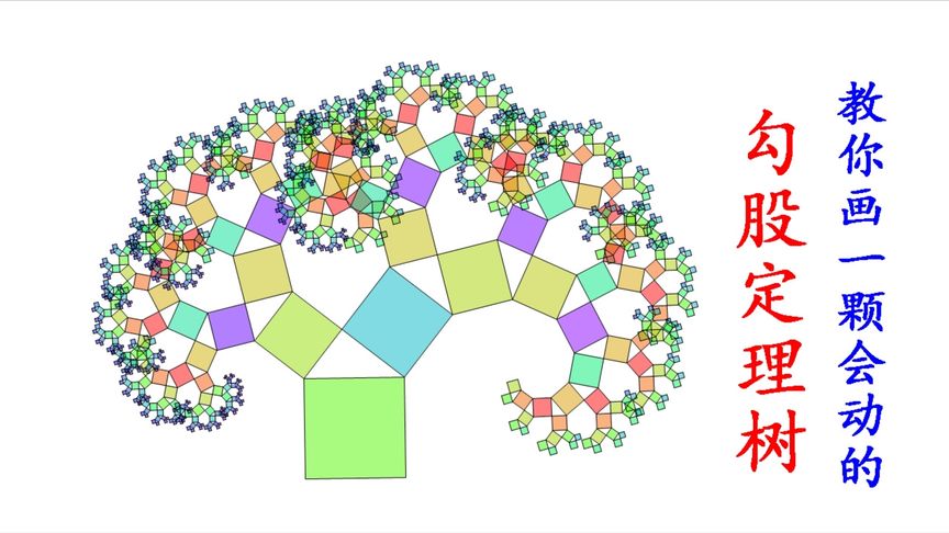 枯燥的数学图形竟能如此美丽! 教你画一颗会动的神奇勾股定理树