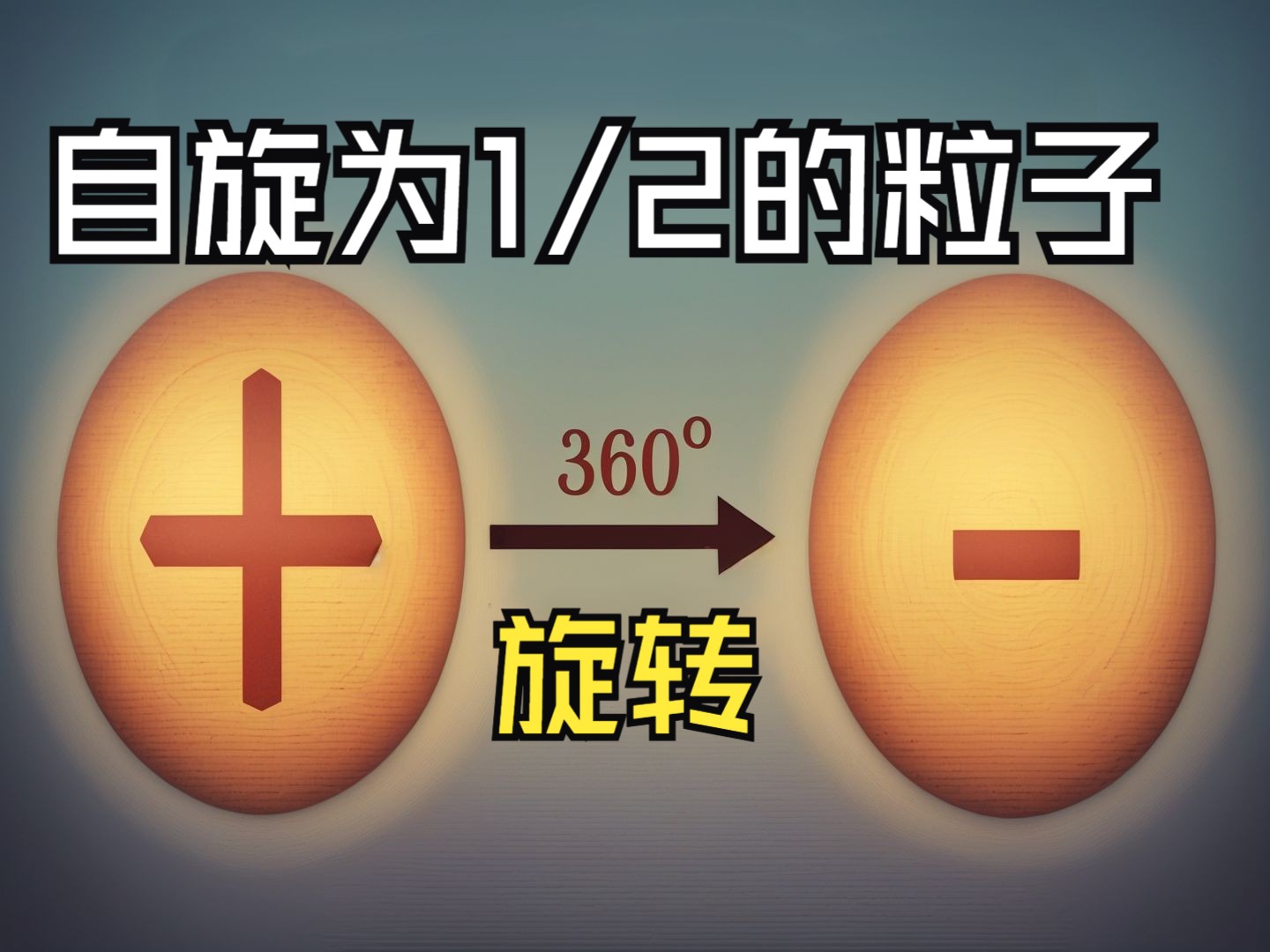 为什么自旋为1/2的粒子在旋转360°后不能回到原始位置?