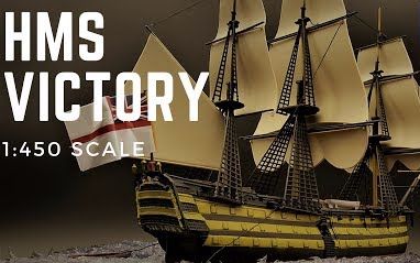 【利华模型】1/450 “胜利”号风帆战列舰