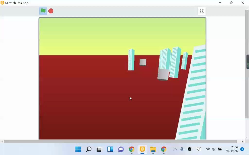 用scratch做的逃离图片(视频卡死)