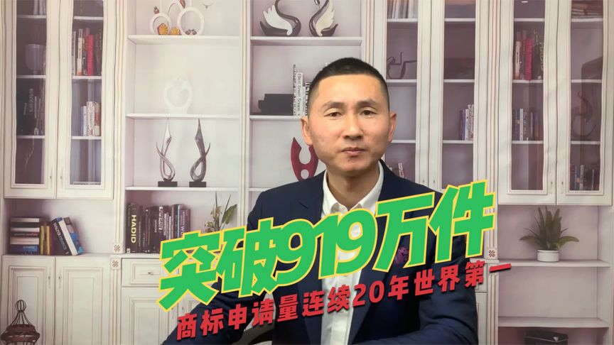 2021年中国商标申请量突破919万件