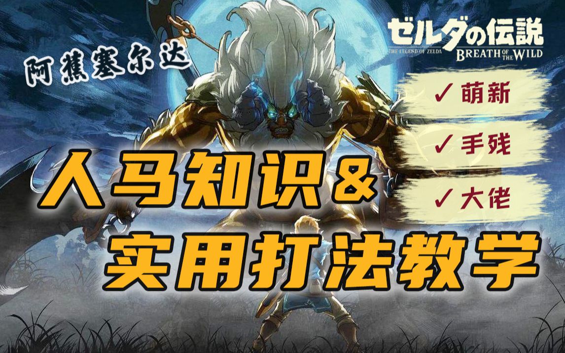 【阿蕉塞尔达】人马知识科普与打法分享_哔哩哔哩bilibili_塞尔达传说
