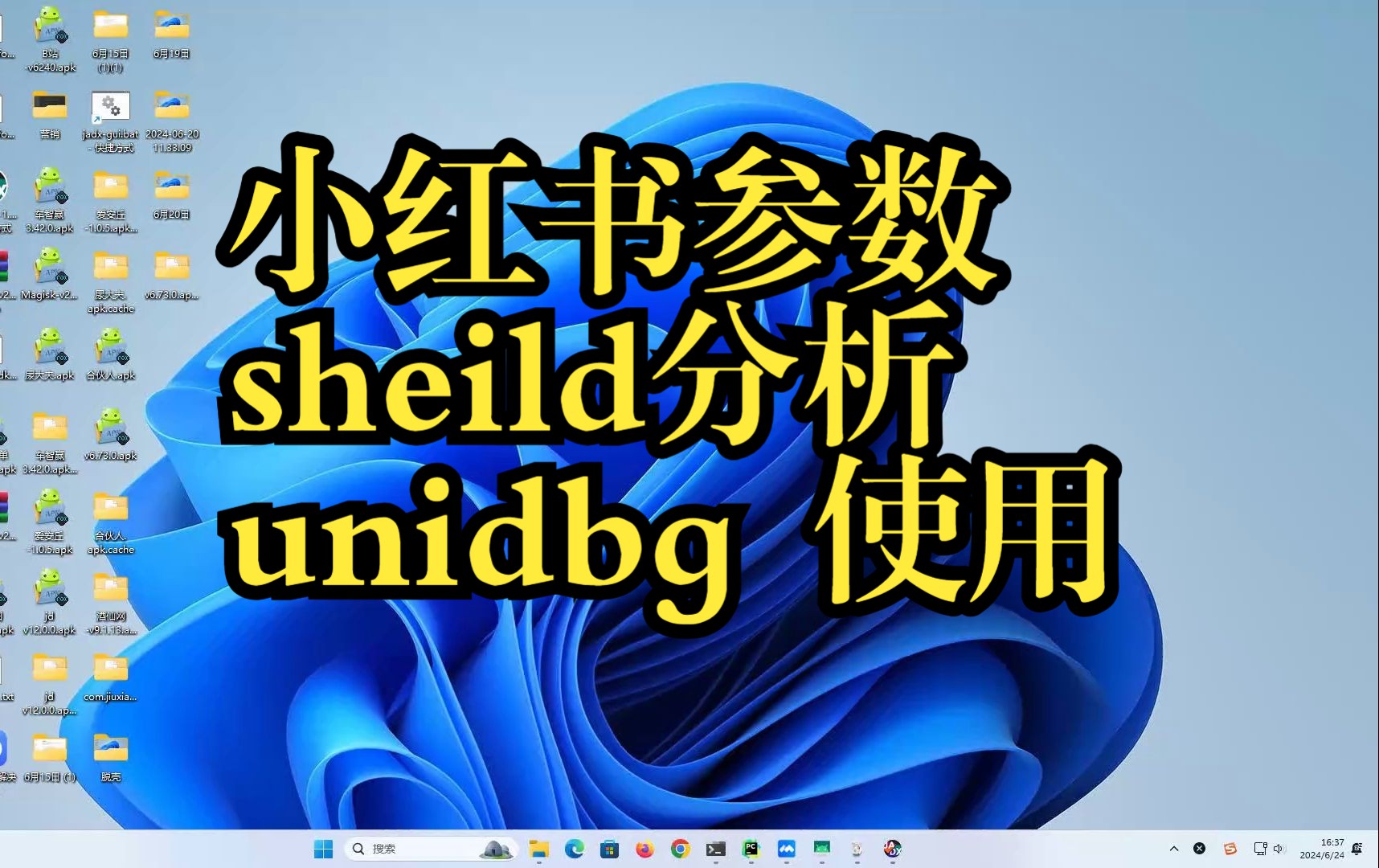 最新 APP逆向进阶教程 小红书逆向 unidbg