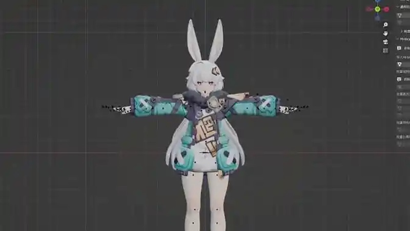 1小时制作冰原人物外观MOD(MMD模型)