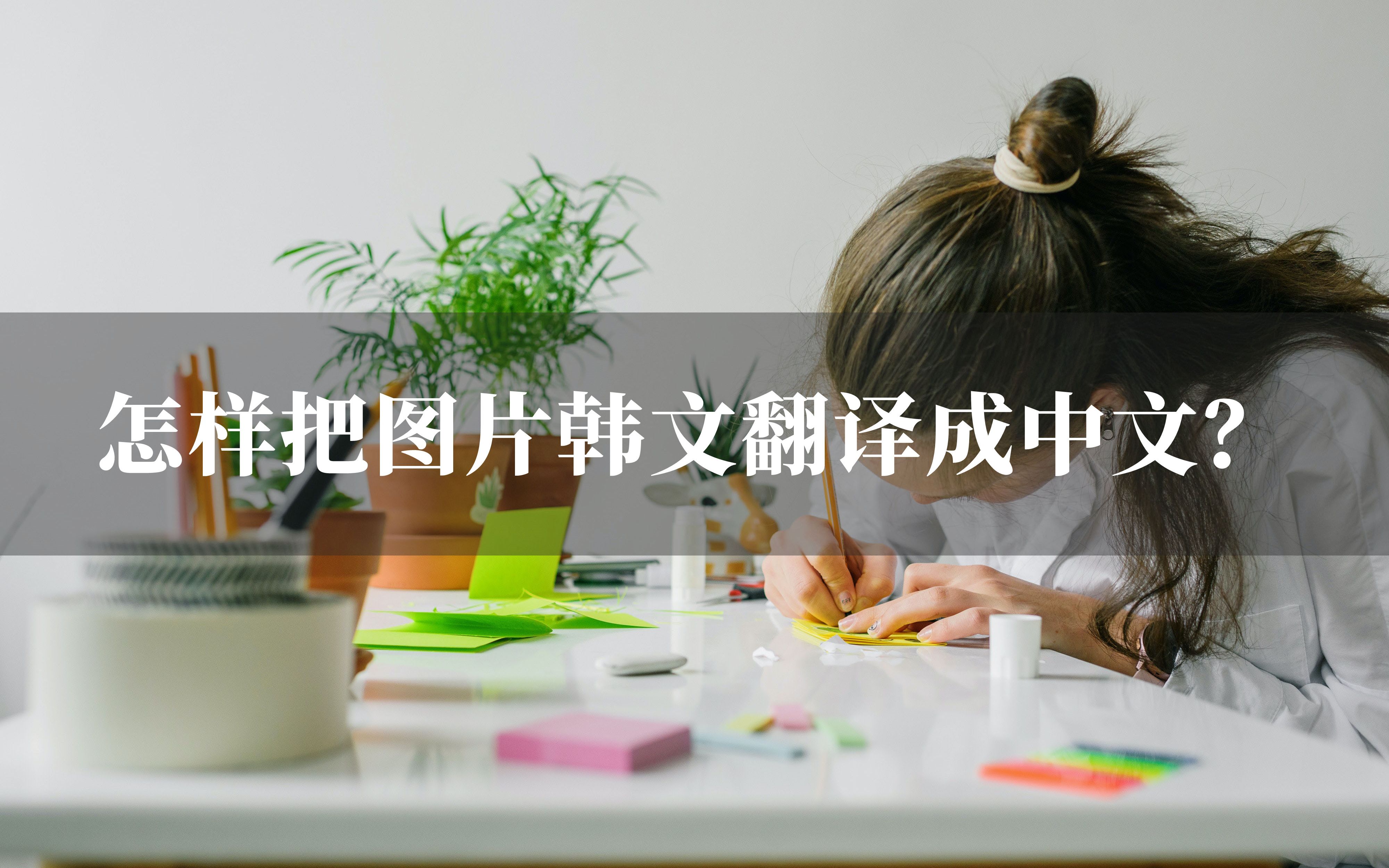 怎样把图片韩文翻译成中文?翻译的简单方法来啦