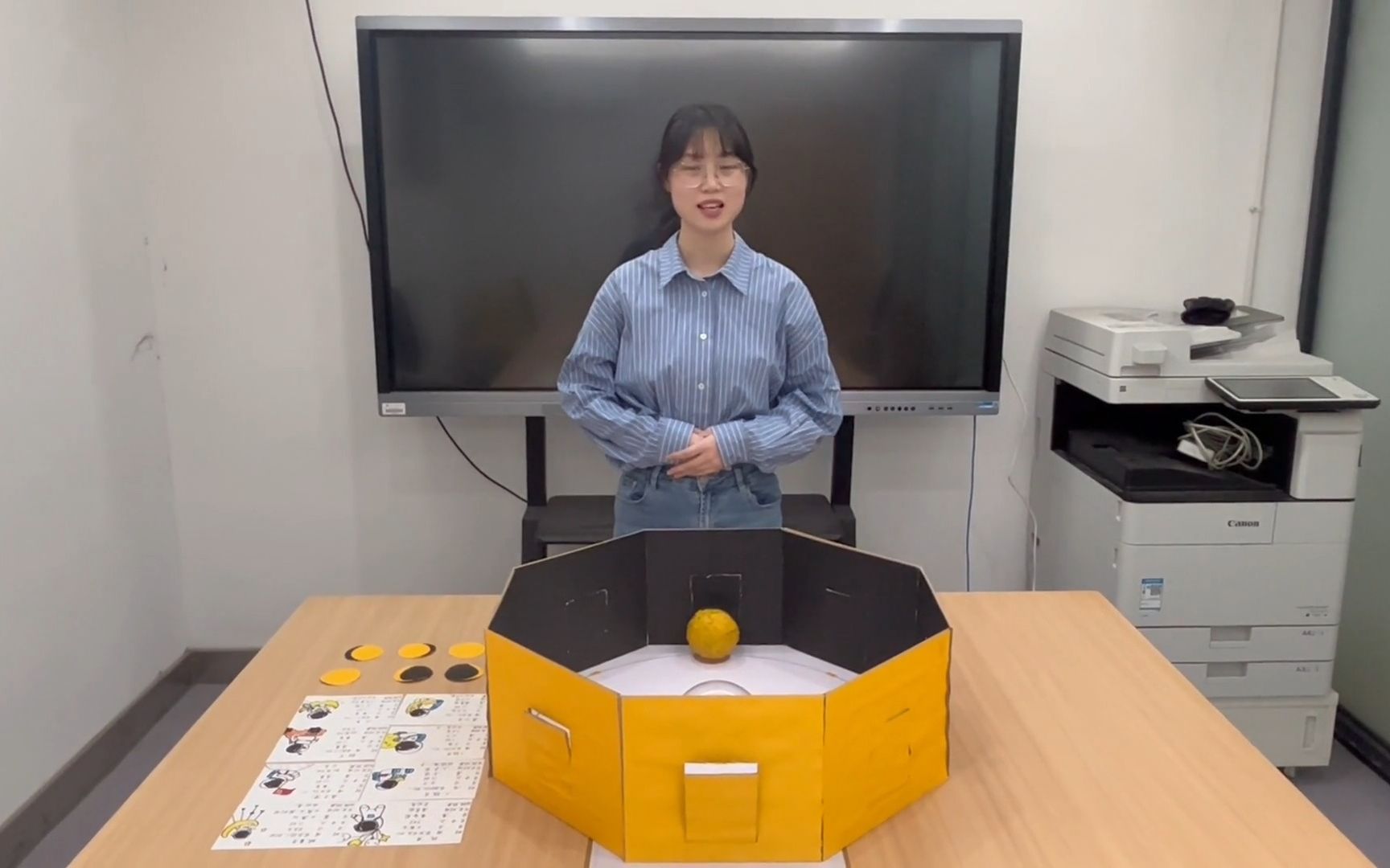 地理自制教具-穿越千年的月相