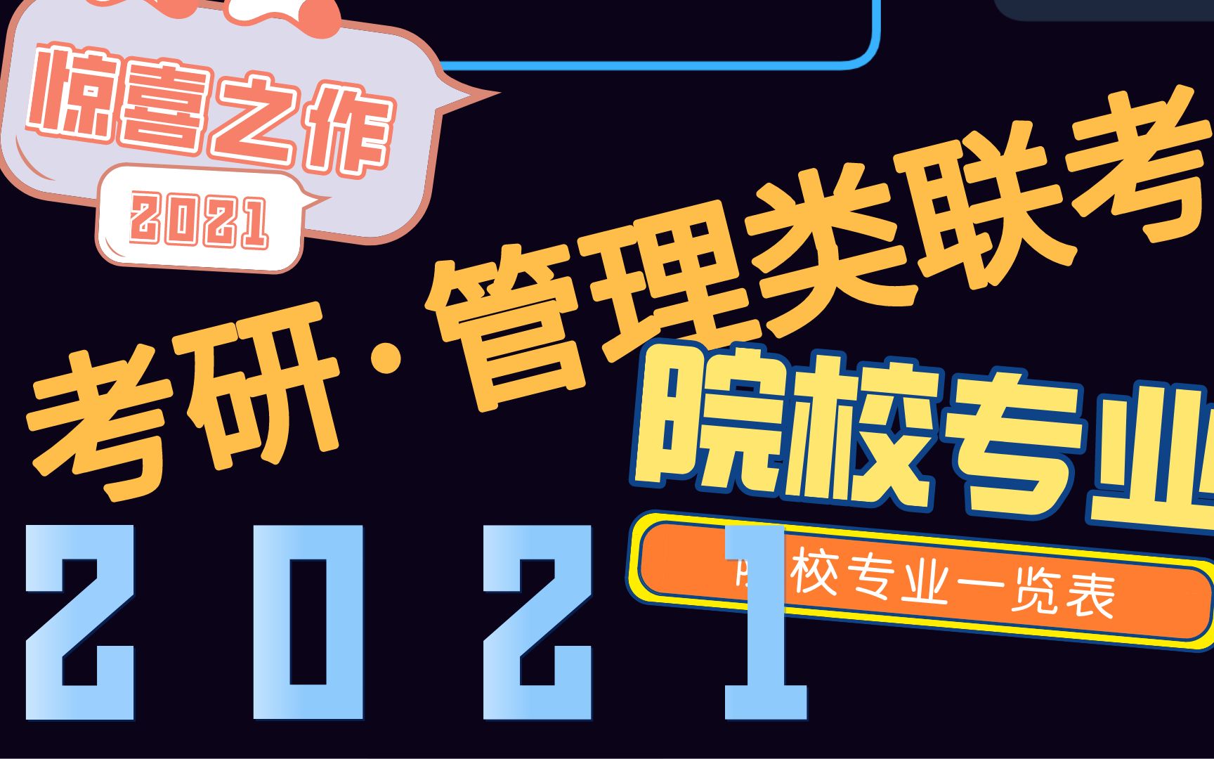 【考研】2021年199管理类专业硕士联考综合能力院校专业一览·择校...