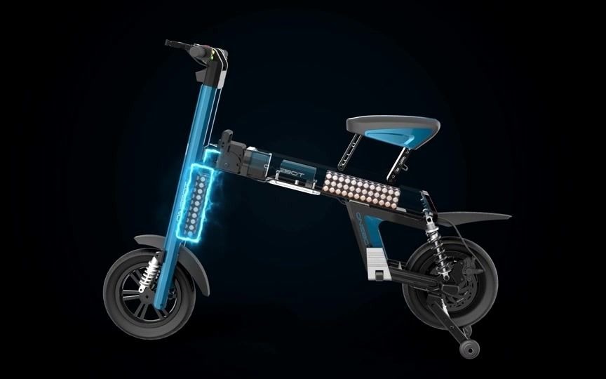 超酷电动自行车3d动画#电动车三维动画