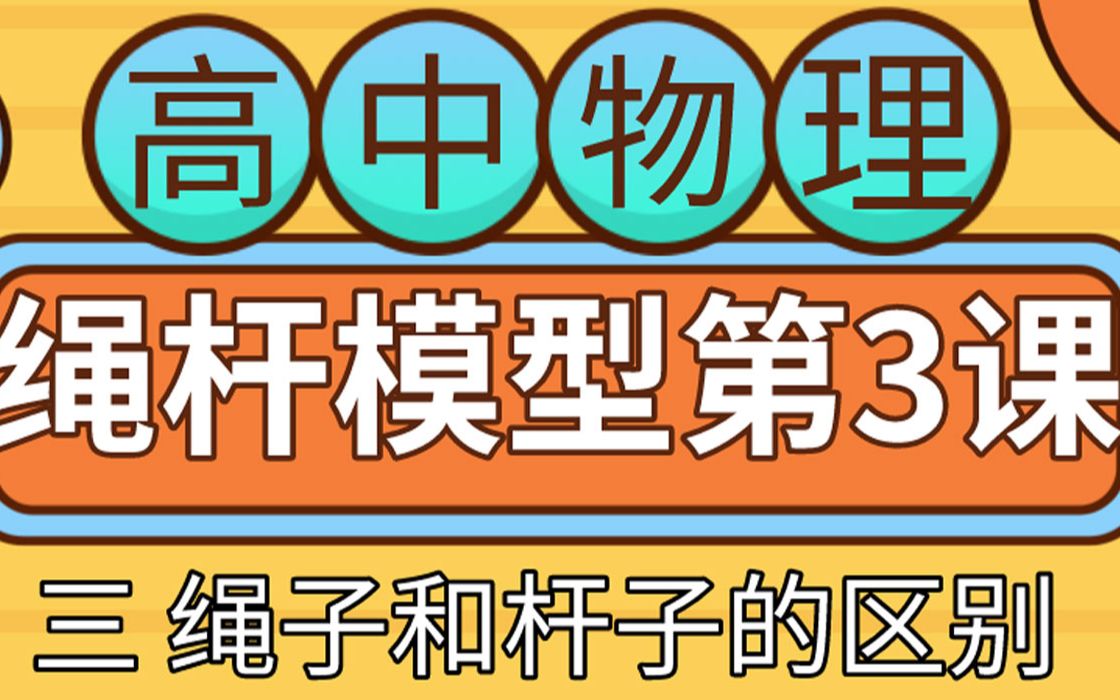 高中物理绳杆模型第3课绳子和杆子的区别,绳子提供拉力杆子提供拉力...