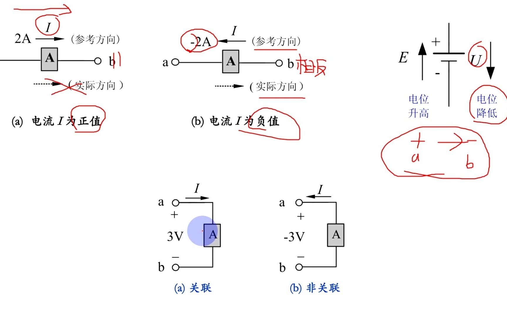 一起来学习《电工学》呀!关于电路中电流电压的参考方向讲解
