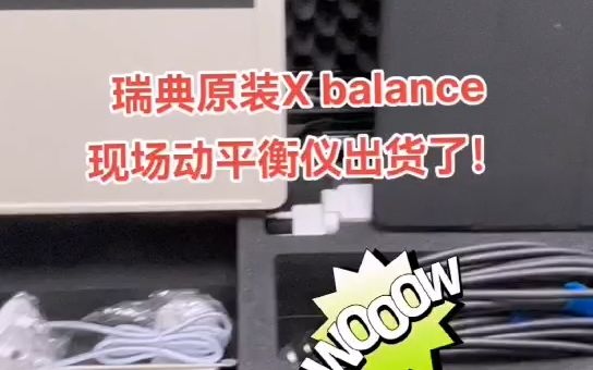瑞典原装动平衡仪出货了!