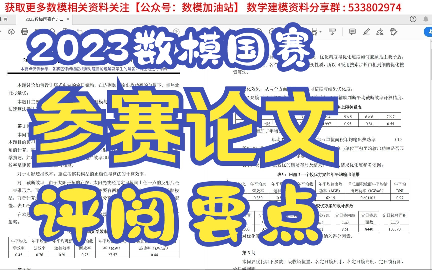 【2023数学建模国赛必看】2023高教社杯数学建模国赛论文评阅要点
