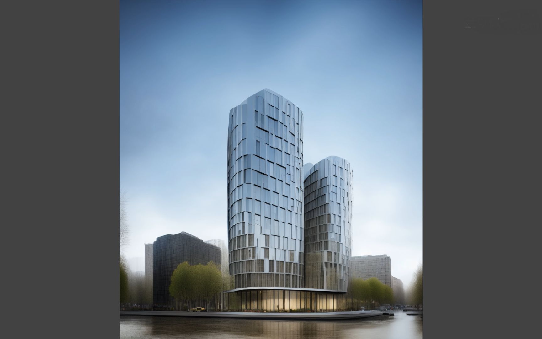 AI绘画stable diffusion,辅助建筑设计效果测试-1