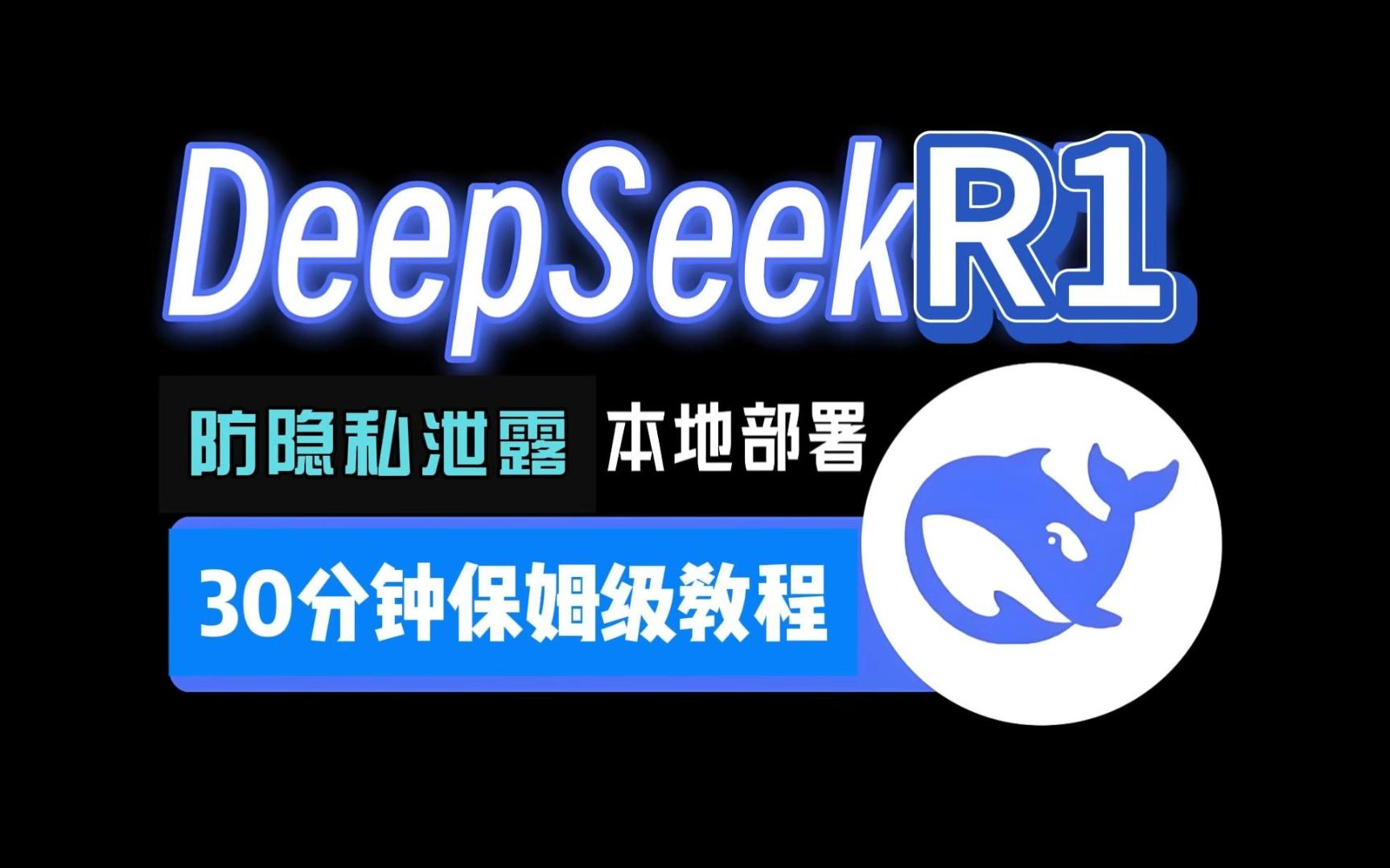 30分钟实战本地部署DeepSeek R1保姆级教程 防火墙保护数据隐私