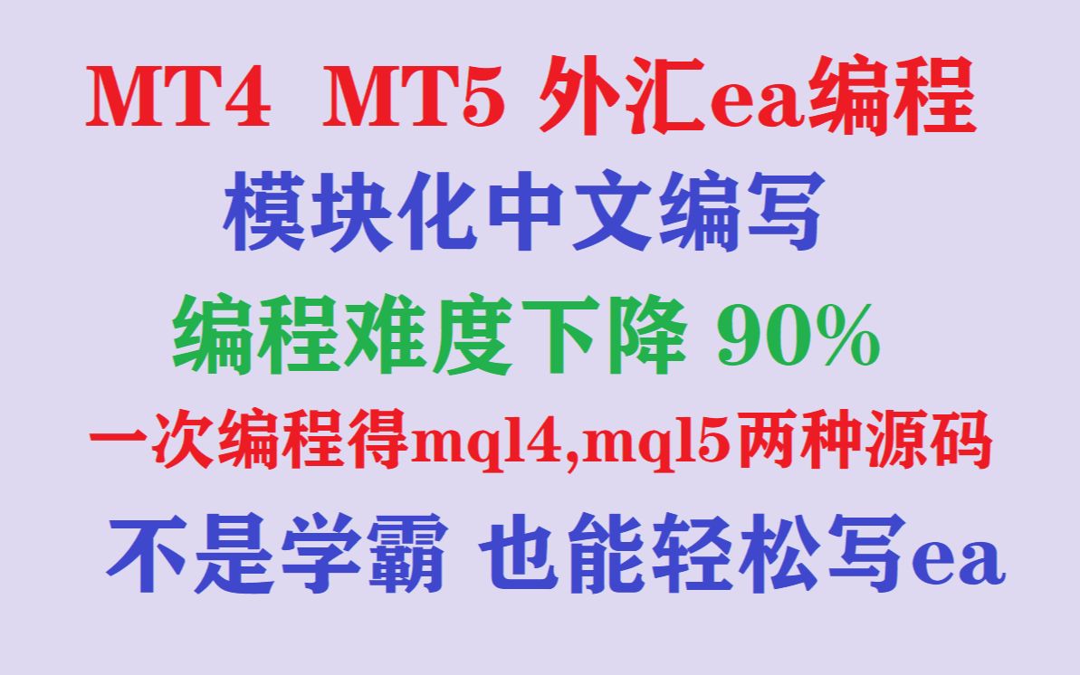 MT4MT5ea编程:生成并安装MQL5源码到MT5中进行历史回测和实盘