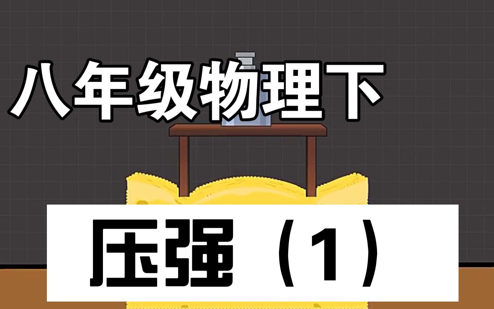9.1.1压强(一) 人教版 初中物理八年级下册 第九章 压强