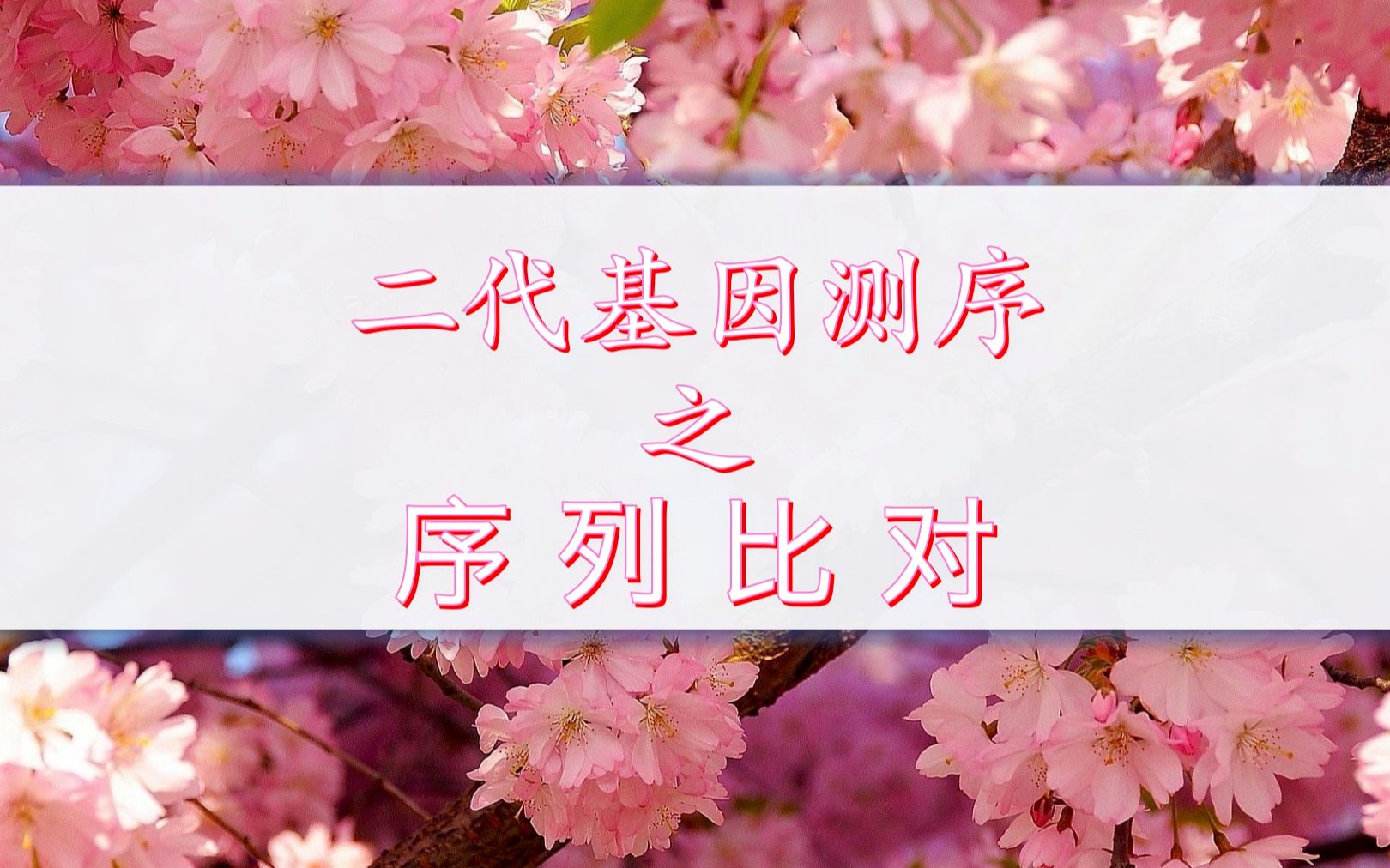 二代测序之序列比对