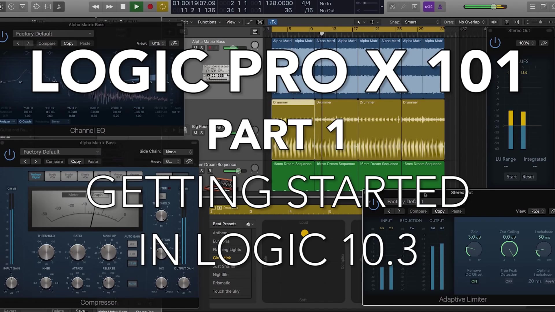 【生肉】LOGIC PRO X 101 10.3.2 使用教程