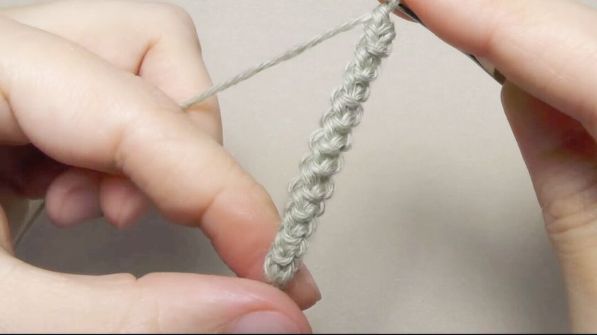 钩针基础教程:用一根钩针与一根线钩织出想要的图案