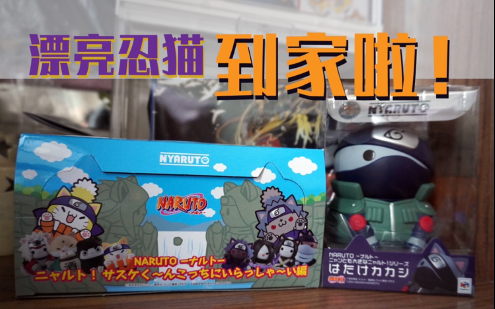 【开箱】漂亮火影忍猫到家了又名《日版盲盒涂装真的好》