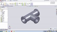 solidworks实例演示——三通管