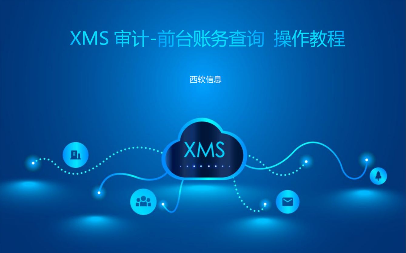 XMS审计-前台账务查询 操作教程