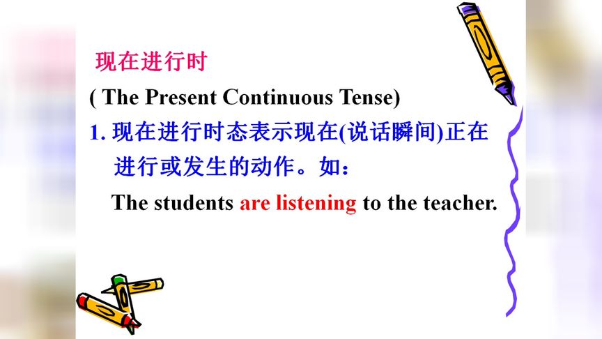 小学英语语法现在进行时微课,小学英语时态专题