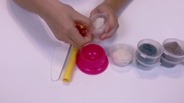 橡皮泥手工制作天鹅,儿童手工.