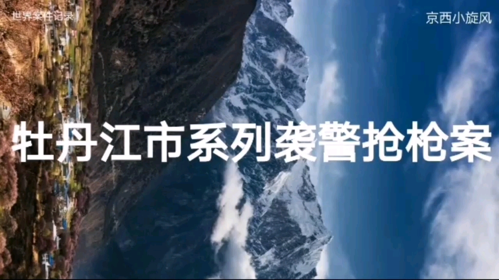 牡丹江市系列袭警抢枪案