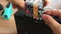 HP7612连供黑色不出墨解决方案 然后再清洗一下